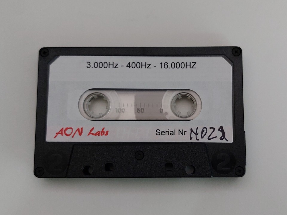 DIN1966 Calibration Test Cassette Special Edition Speed Azimuth W&F 3K ...