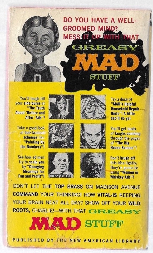 GREASY MAD STUFF by William M. Gaines #C | eBay