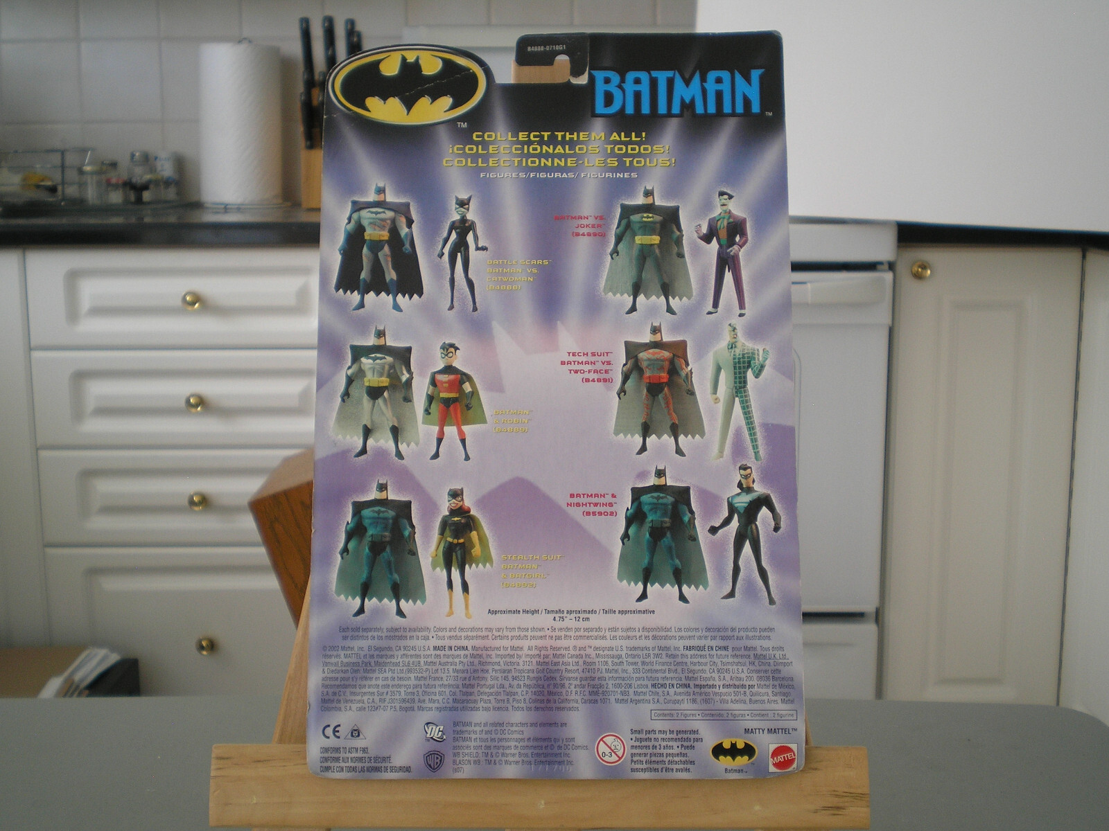 Mattel 2002 Batman BATTLE SCARS BATMAN vs CATWOMAN action figure set ...