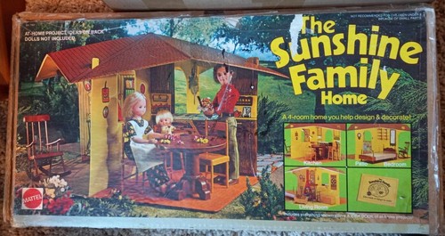 Mattel Sunshine Family Home (not complete) with Dolls and Little Sweets ...