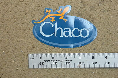 Chaco Footwear Blue/Orange Logo Sticker Decal | eBay