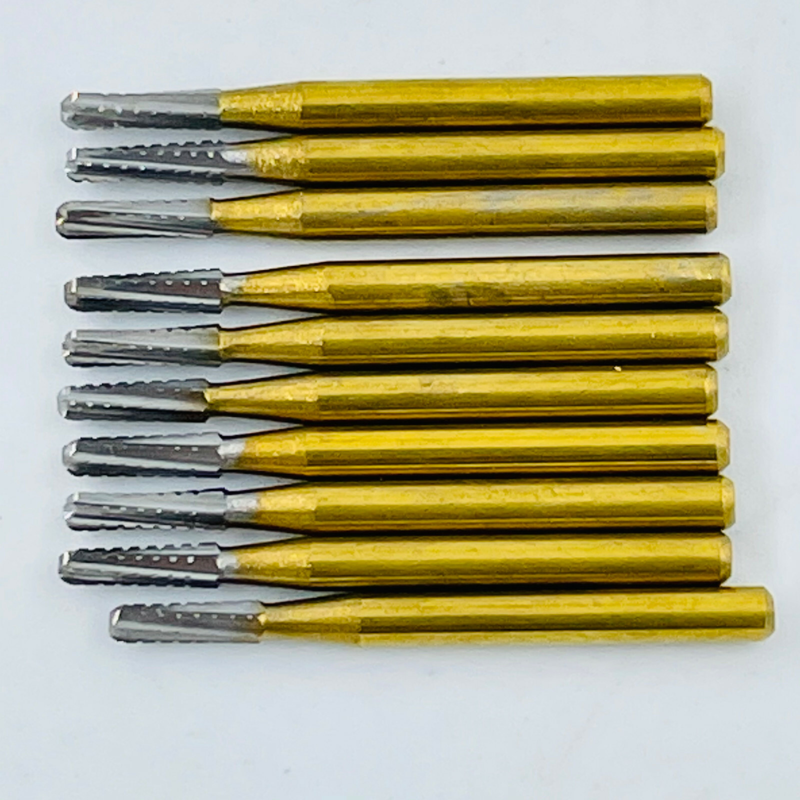 Dental Crown Metal Cutting Bur Tungsten Carbide FG 1957 1958 for High ...