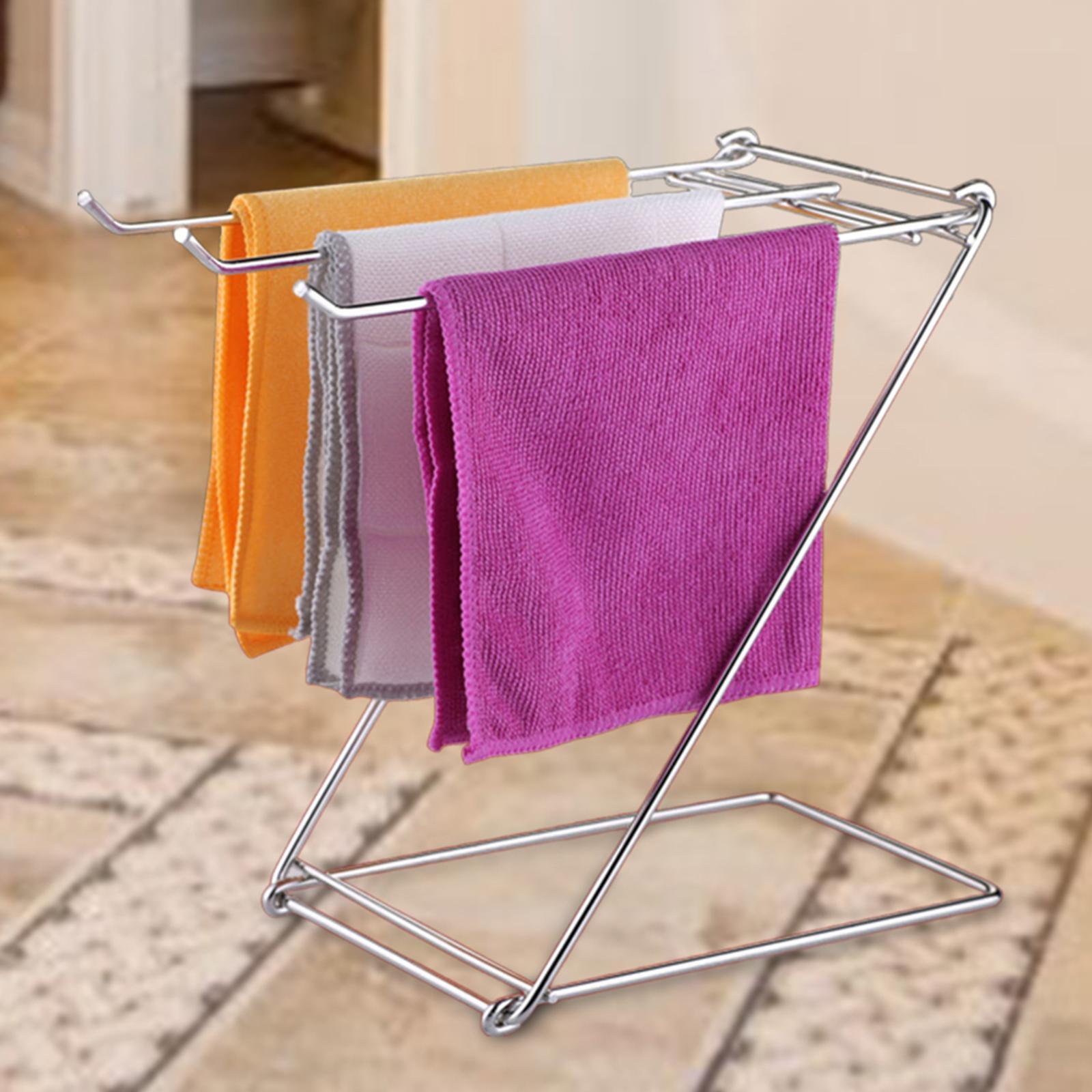 Towel Holder Shelf Rag Drainer Holder Washcloth Stand for Home Sink ...