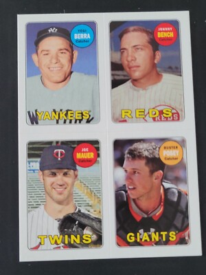 2013 Topps Archves Baseball 1969 4-In-1 Stickers Insert Single Pick ...