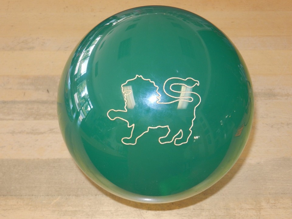 New 15# Ebonite Omega Lion Clear Polyester Bowling Ball w/Omega Core ...