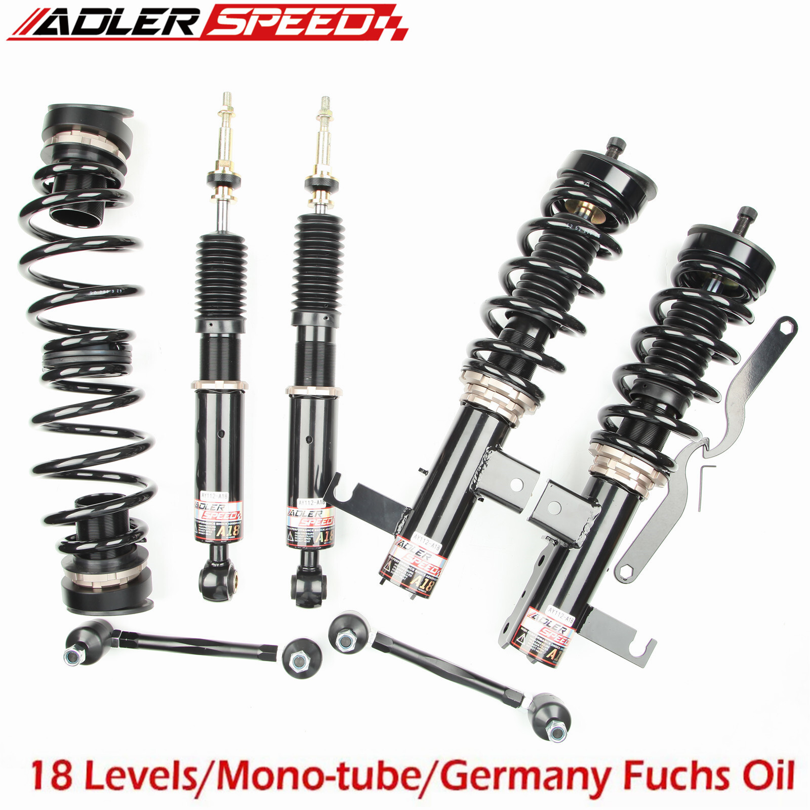 Adjustable Coilovers Lowering Suspension Kit for Chevy Impala Malibu 18 ...