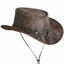 Australian Style Brow Foldable Leather Distressed Crushable Outback ...