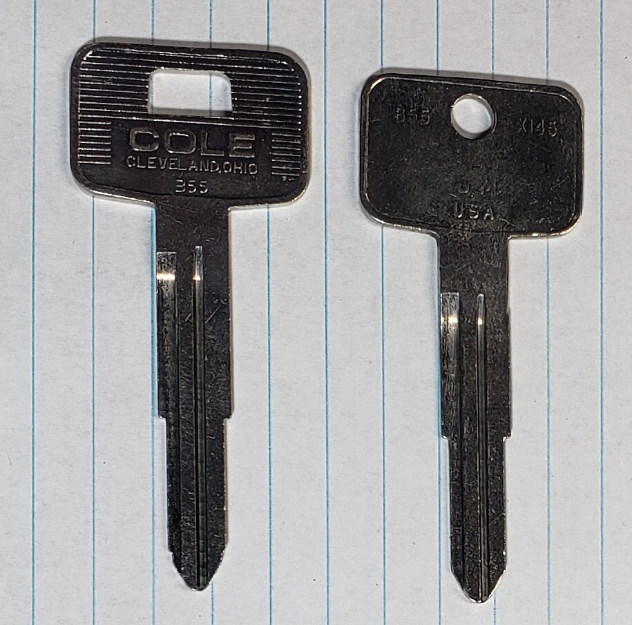 B55, X145 GM Cole Key Blanks 2x | eBay