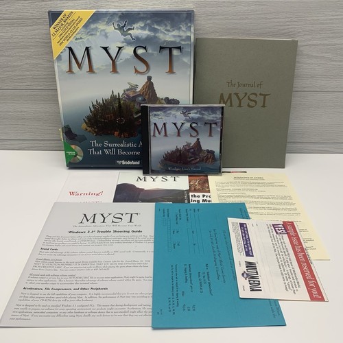 Myst CD-ROM Macintosh PC Game 1996 Complete In Big Box 47956182022 | eBay