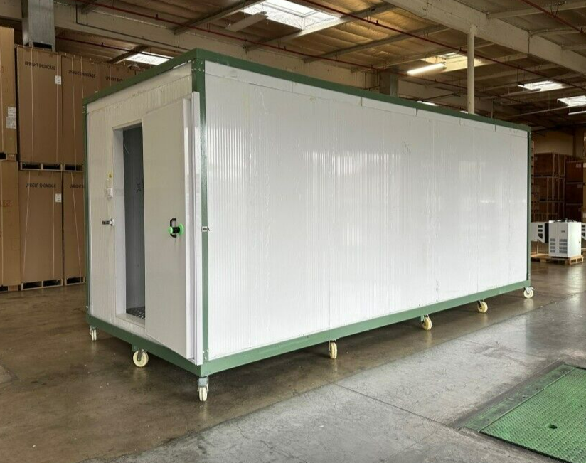 NEW Mobile Portable Walk In Cooler or Freezer 2HP Cooling System 20' x ...