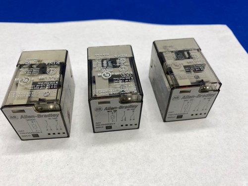 Allen Bradley 24vdc coil relay 700-HA32Z24-4 bulk lot qty 3 round 8 ...