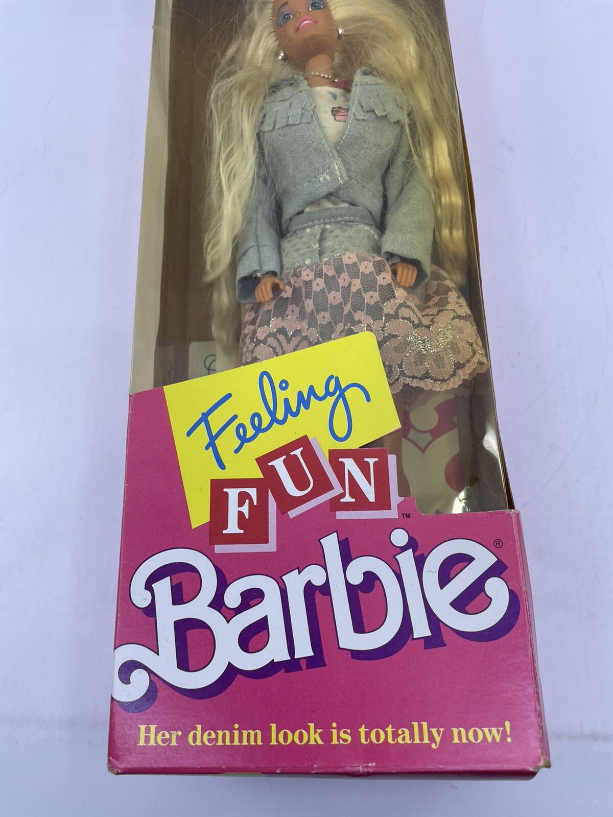 Vintage Feeling Fun Barbie 1988 Sealed Box Doll Mattel 1189 Denim and ...