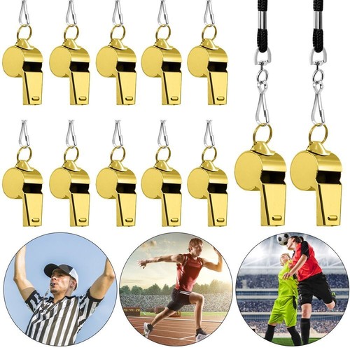 Rope Metal Whistle Cheerleading Tool Stainless Steel Whistles ...