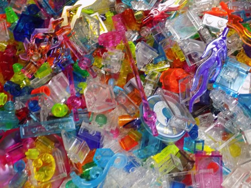 LEGO 250 pc CLEAR & TRANSPARENT TRANSLUCENT BUILDING PARTS n PIECES ...