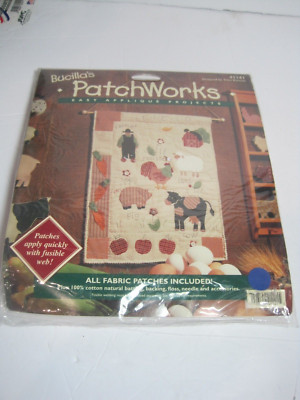 New Bucilla Patchworks Easy Applique Projects Kit EIEIO Farm #41141 New | eBay