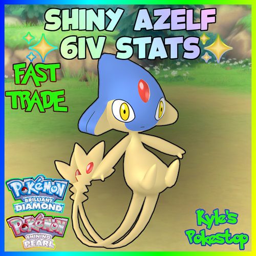 6IV SHINY AZELF POKEMON BRILLIANT DIAMOND & SHINING PEARL BDSP EV'D🚀 | eBay