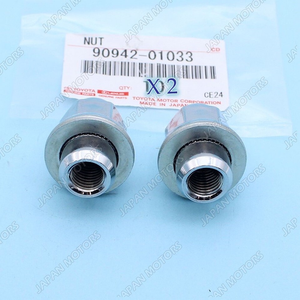 9094201033 Pair New Genuine OEM Toyota LEXUS ES GS IS Chrome Lug Nut ...