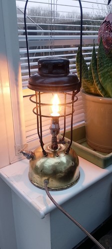 💡 Vintage Brass Tilley Lamp Converted Table Lamp Art Deco Unique 1940s ...