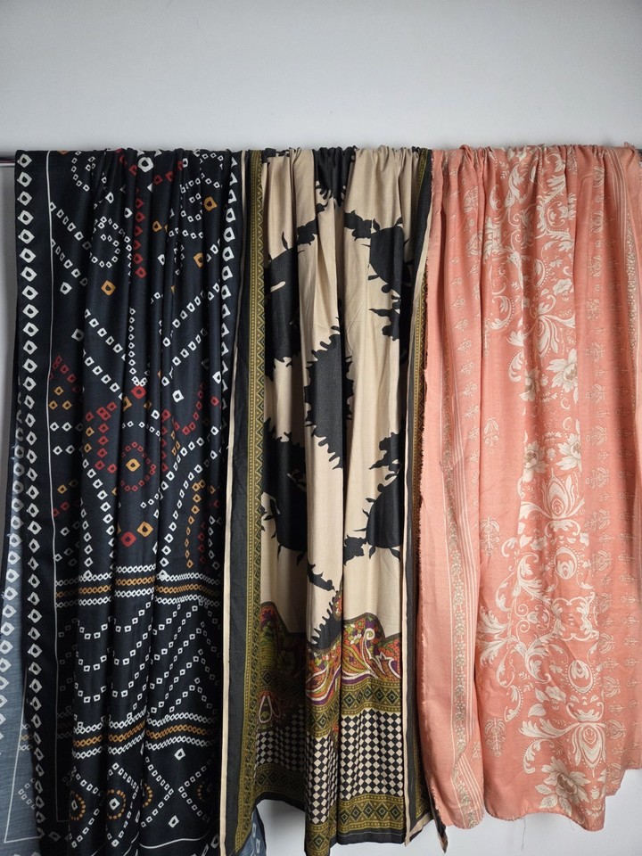 3x Ladies Pakistani Printed Dupatta Large Shawl Indian Scarf Winter ...