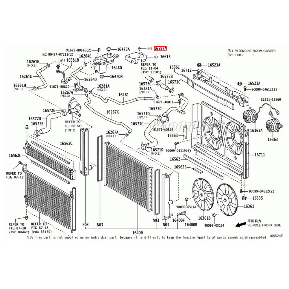 100pcs for Toyota Landcruiser 200 Series - LC200 Radiator Cover Clips ...