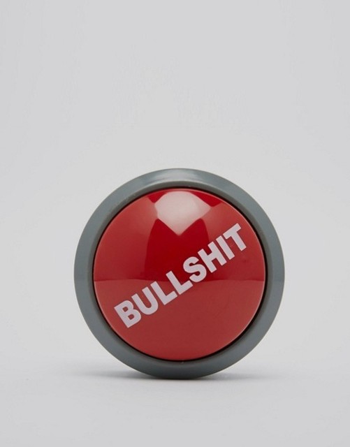 Joke Light up Bullshit Alert Button Novelty Emergency Flashing Buzzer ...