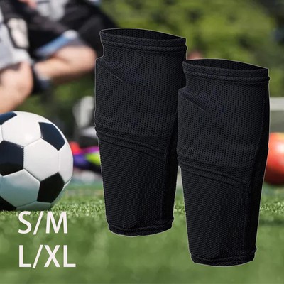 Soccer Shin Guard Socks, Sports Socks with Shin Guard Sleeves, Cut Out ...