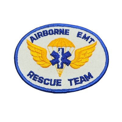 VTG AIRBORNE EMT RESCUE TEAM EMERGENCY MEDICAL TECH PARACHUTE WINGS ...