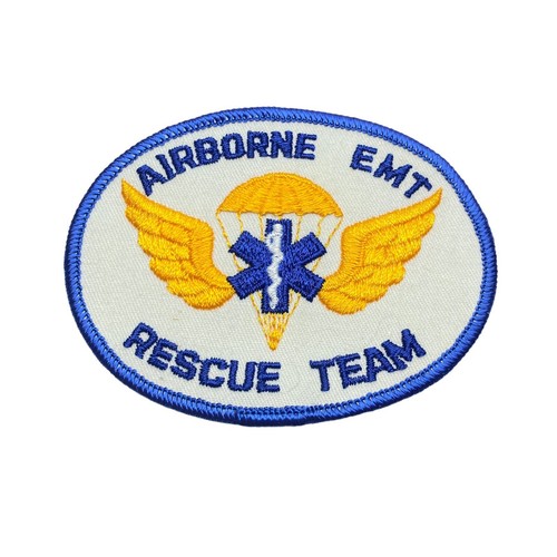 VTG AIRBORNE EMT RESCUE TEAM EMERGENCY MEDICAL TECH PARACHUTE WINGS ...