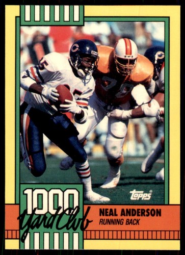 1990 Topps 1000 Yard Club Neal Anderson Football Cards #8 | eBay