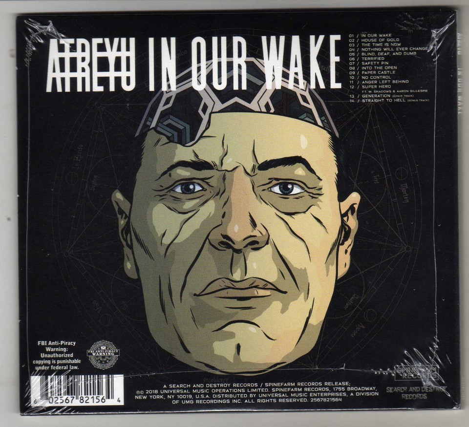 ATREYU: IN OUR WAKE CD TARGET EXCLUSIVE BRAND NEW TWO BONUS TRACKS ...