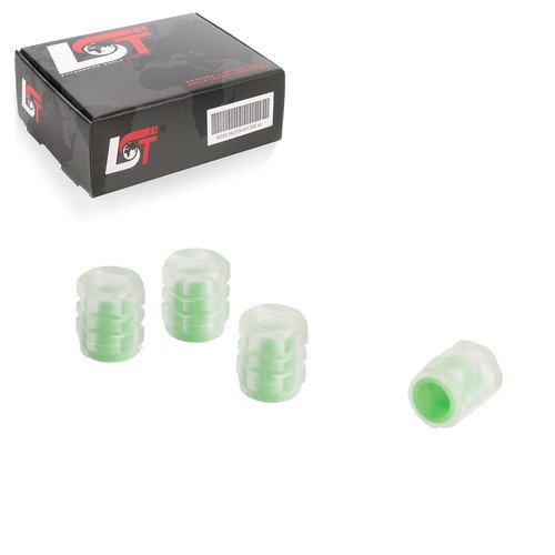 4x Valve A Ventilation Fluorescent Pneu Vanne Vert SW14 pour Voiture ...