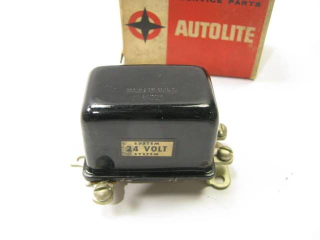 Vintage Autolite Voltage Regulator Vrv-6003a 12m 24 Volt 10 Amp P/n ...