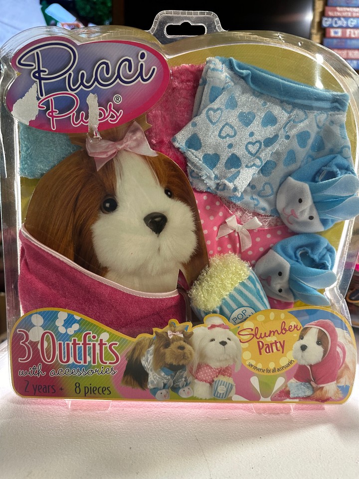 Pucci Pups W/ 3 Outfits "Slumber Party" | eBay