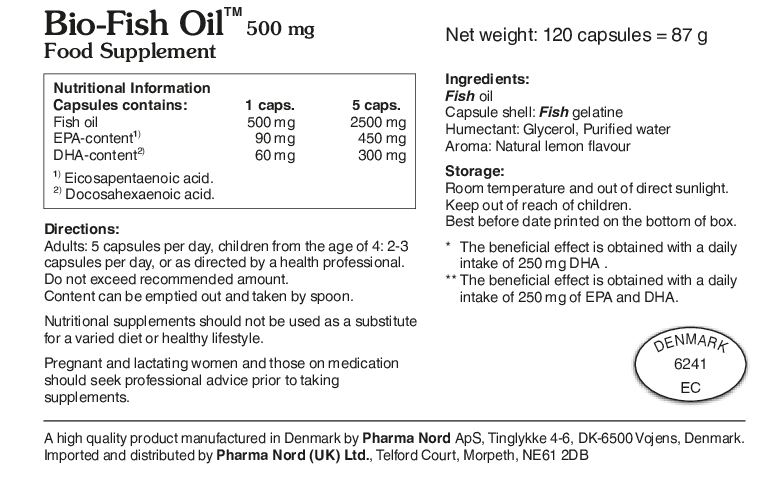Pharma Nord Bio-fish Oil 1000mg 80 Capsules for sale online | eBay