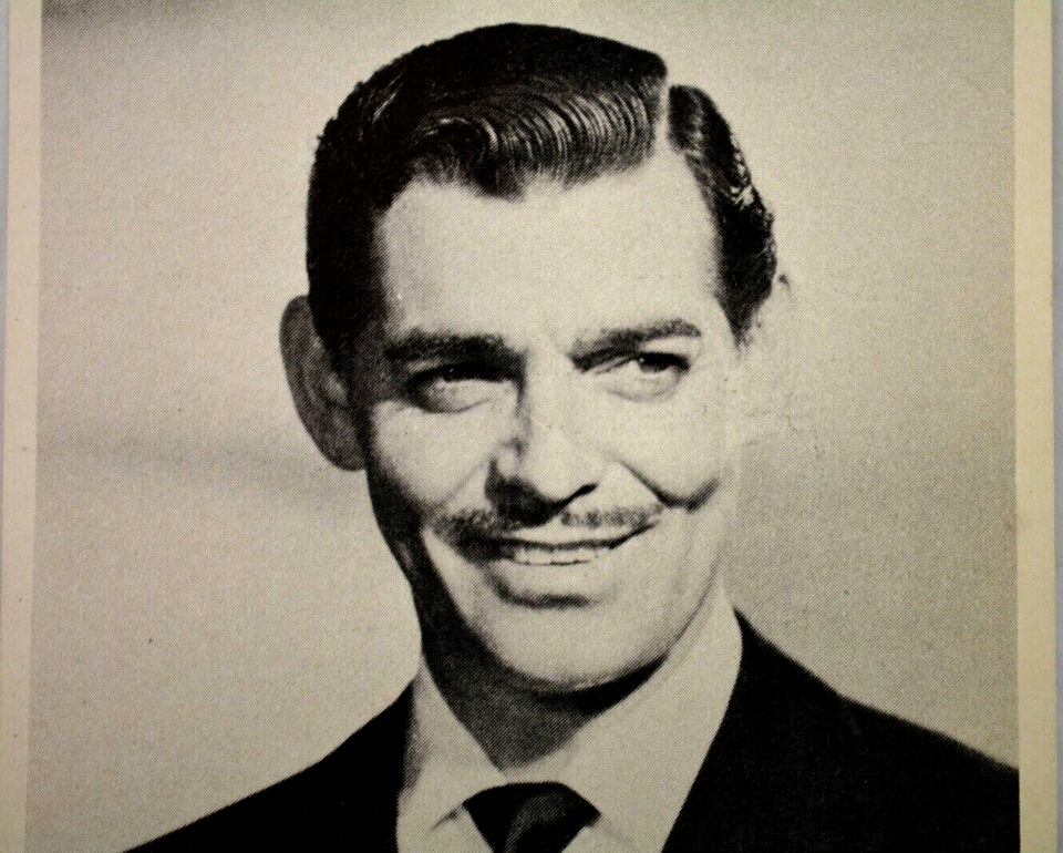 Clark Gable Movie Star Vending Arcade Picture Exhibit Card 1940-50 | eBay