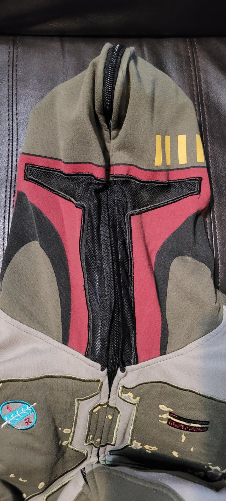 Mandalorian Hoodie Mask Official Disney Star Wars Jac… - Gem