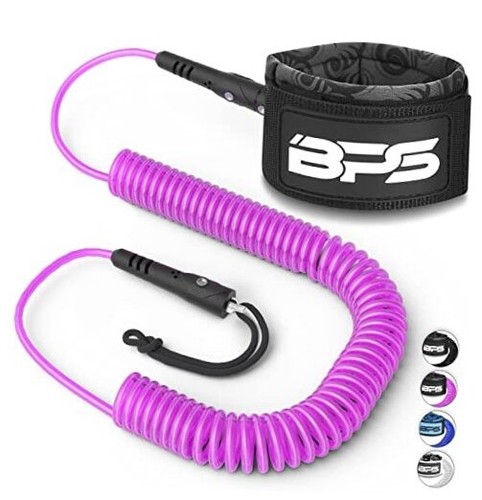 New Zealand ‘Ultralite’ Coil SUP Leash Paddleboard Ankle Leash, 10ft ...
