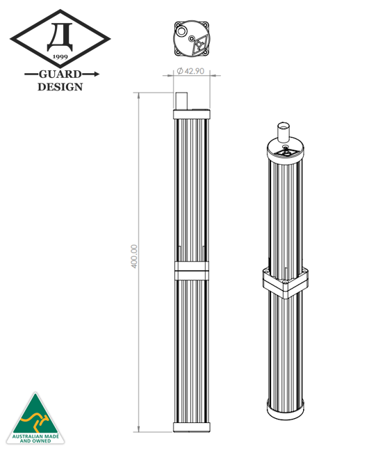 Guard Design: 22LR Tube Magazine Full Size Speed Loader, 150Rnd with 15 ...