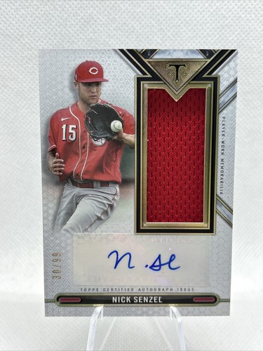 2021 Topps Triple Threads Single Jumbo Relics /99 Nick Senzel #ASJR-NS ...