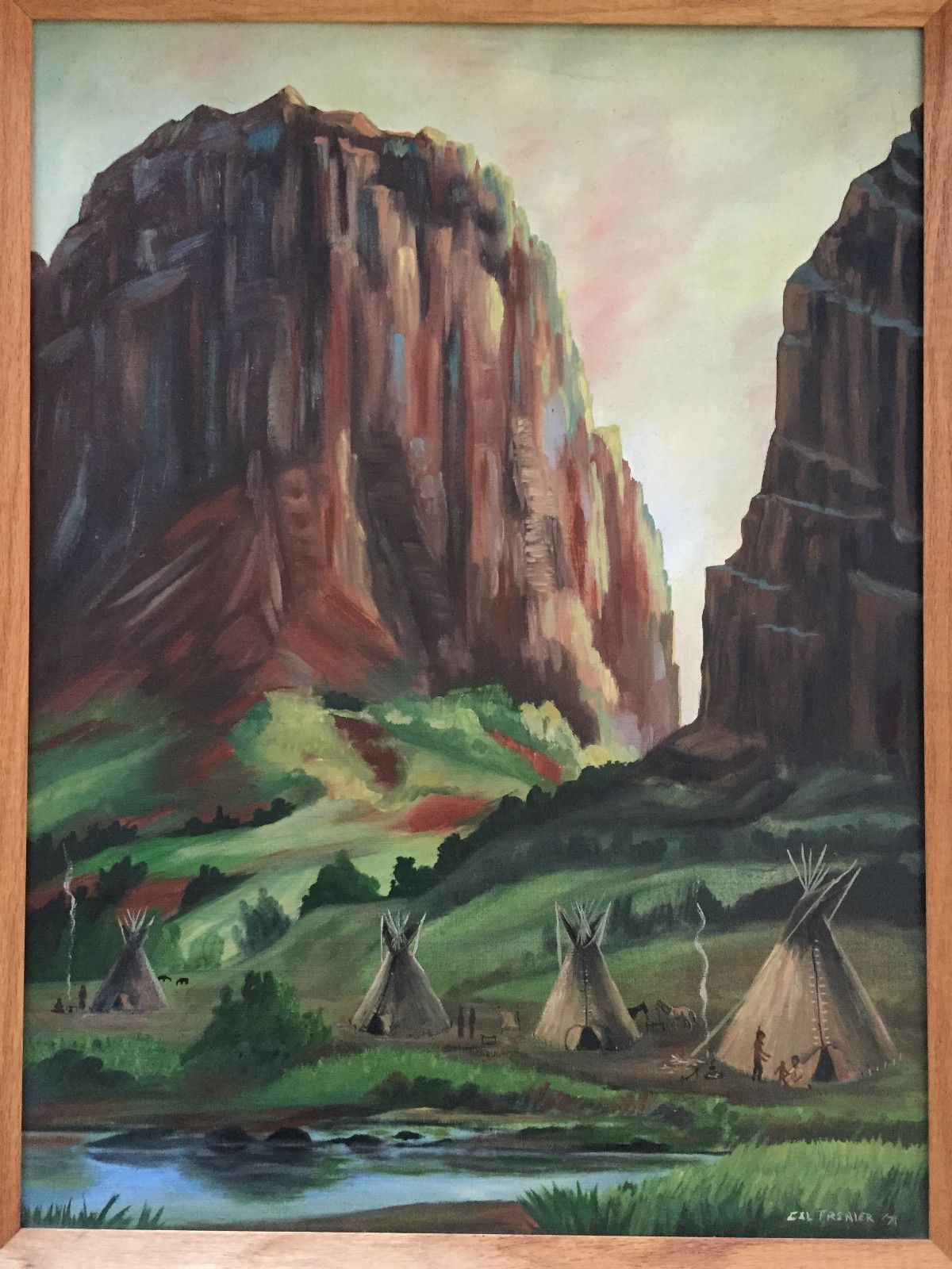 Cal Frenier Native American Oyate Sioux Dakotas Teepees Horses Shop ...