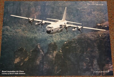 C-130J Super Hercules Aircraft (RAAF) Lockheed-Martin Poster 16 x 21 ...