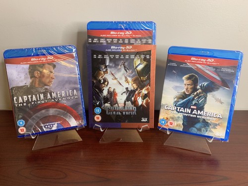 Captain America: Trilogy Complete Collection (3D+2D Blu-ray) Factory ...