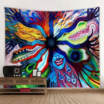Monster Tapestry Wall Hanging Rugs Decorative Carpet for Living Room ...
