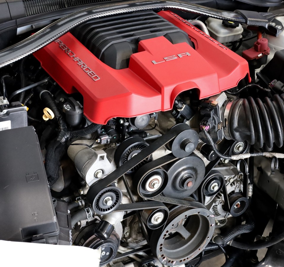 2014 Camaro ZL1 6.2L LSA Supercharged Engine & TR6060 6-Speed Manual ...