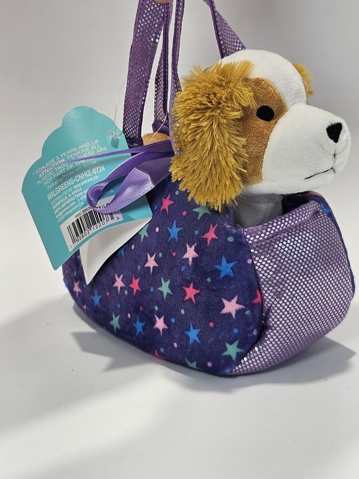 Play Right Hug Me Mini Plush In Purse Pruple | eBay