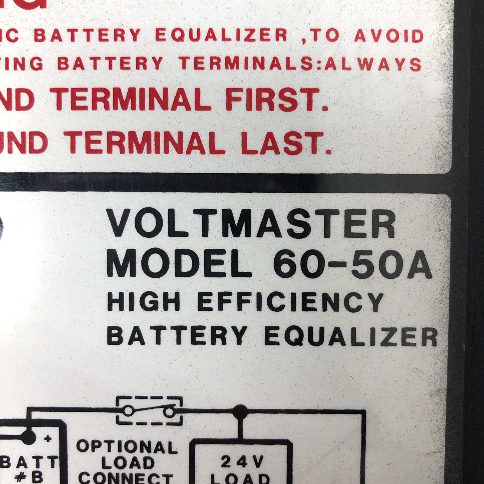 Vanner Voltmaster Model 60-50a Battery Equalizer for sale online | eBay