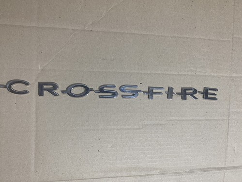Chrysler Crossfire Convertible Emblem Logo Sign Letters Rear Trunk 04 ...