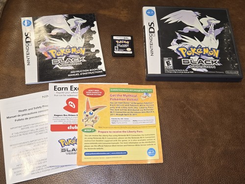 Pokemon Black Version (Nintendo DS, 2011) - CIB- Tested, Authentic ...