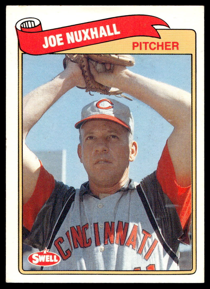 1989 Swell Baseball Greats 53 Joe Nuxhall Cincinnati Reds Baseball Card ...