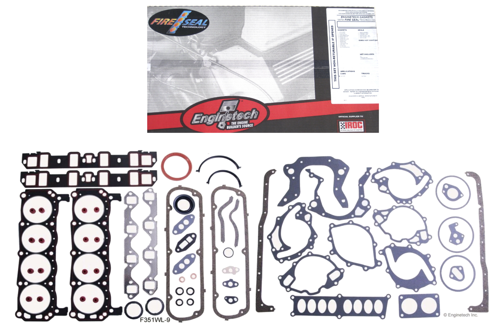 Full Engine Overhaul Gasket Set for 1987-1997 Ford 351W Windsor 5.8L | eBay